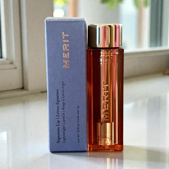 Merit | Makeup | Merit Signature Lip Lightweight Satin Lipstick In ...